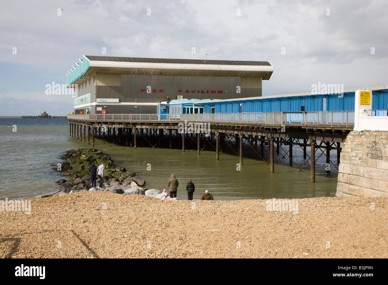 The pier in Herne Bay Kent Stock Photo - Alamy