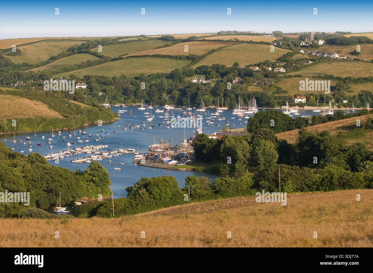 view of the kingsbridge estuary salcombe devon england uk Stock Photo ...