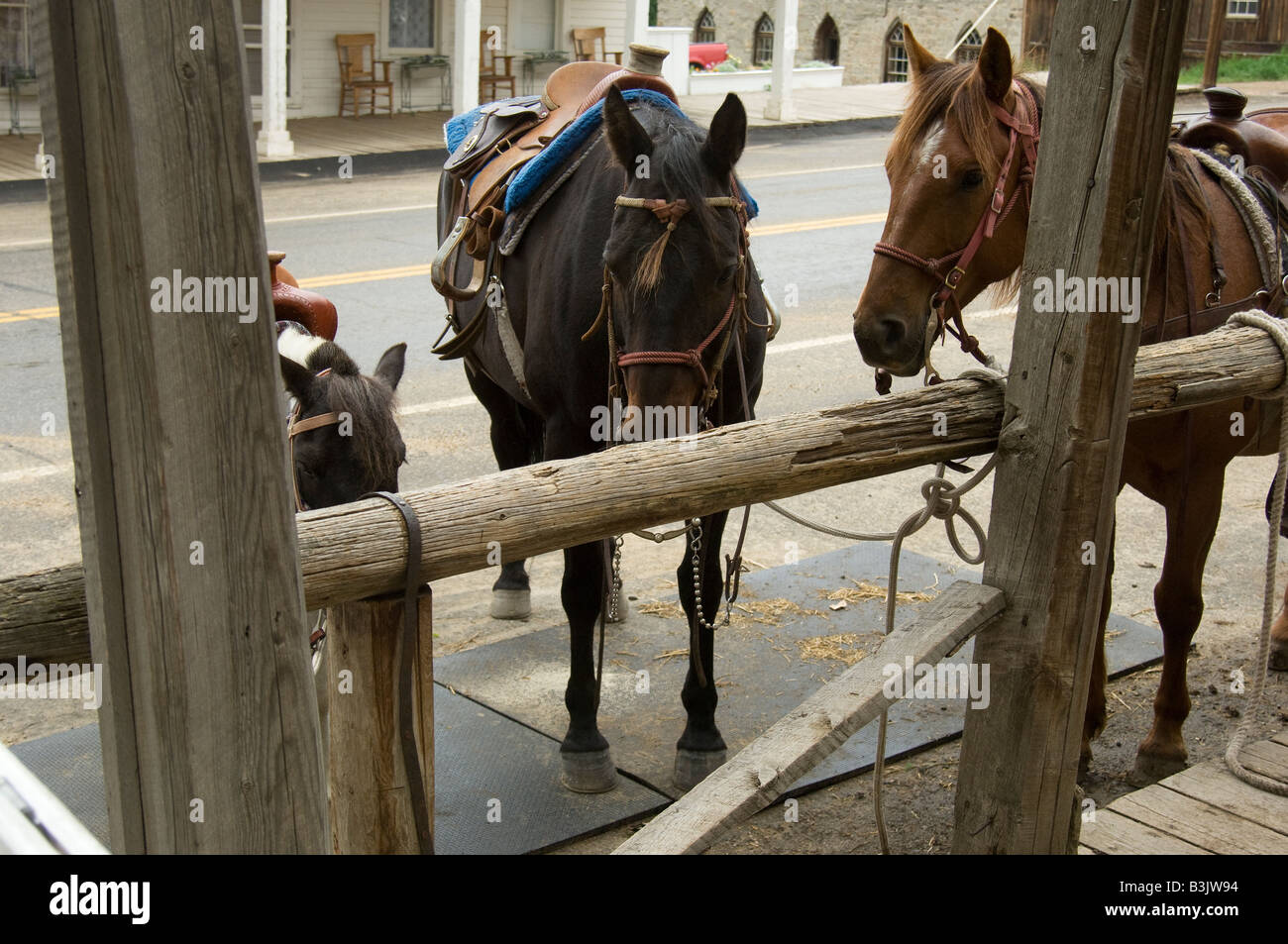 Street scene Virginia City, Montana, U S A Stock Photo - Alamy