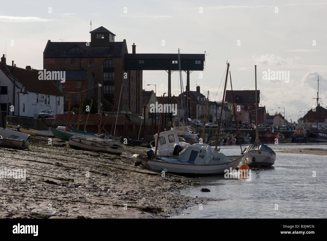 Wells Harbour in summer, Norfolk Stock Photo - Alamy