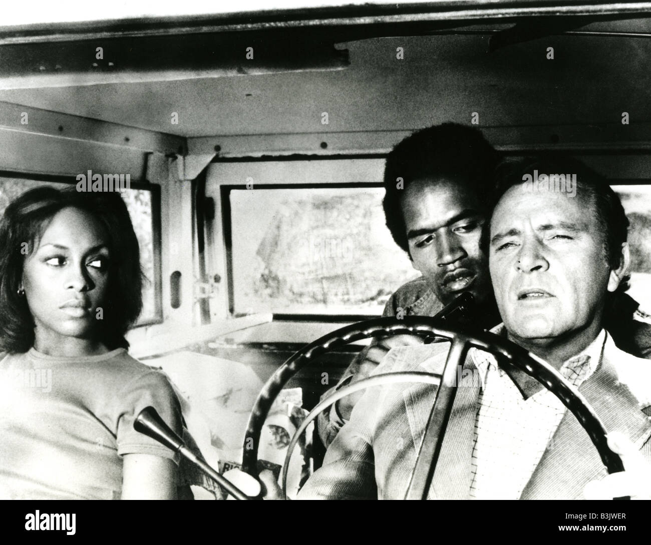 THE KLANSMAN 1974 Paramount film with Richard Burton at right Stock ...