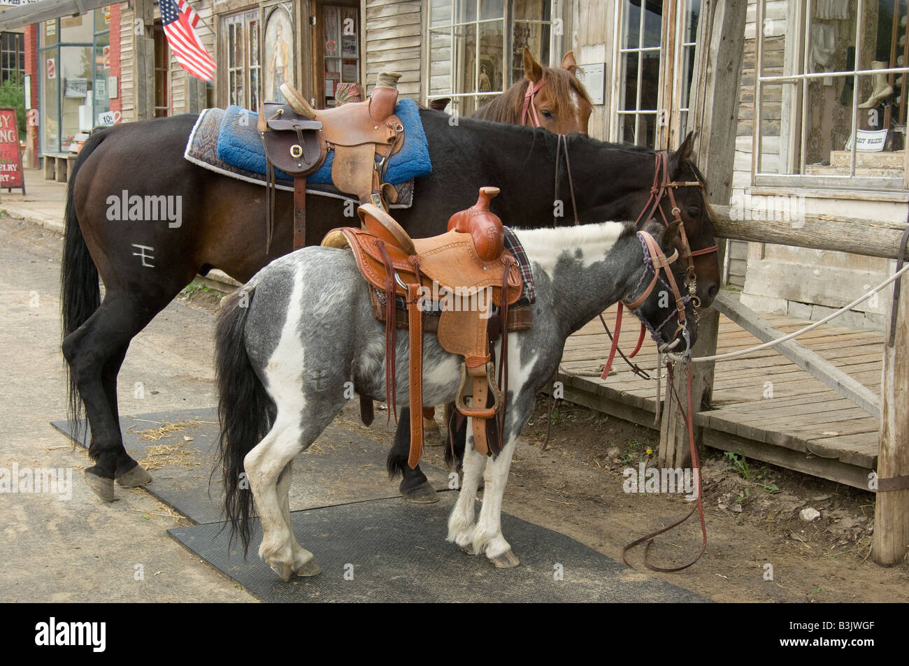 Street scene Virginia City, Montana Stock Photo - Alamy