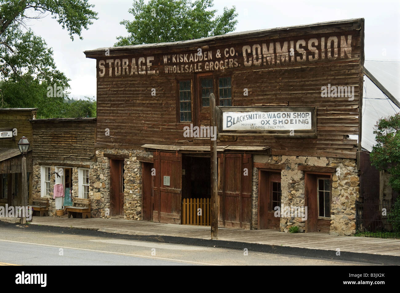 Street scene Virginia City, Montana Stock Photo - Alamy