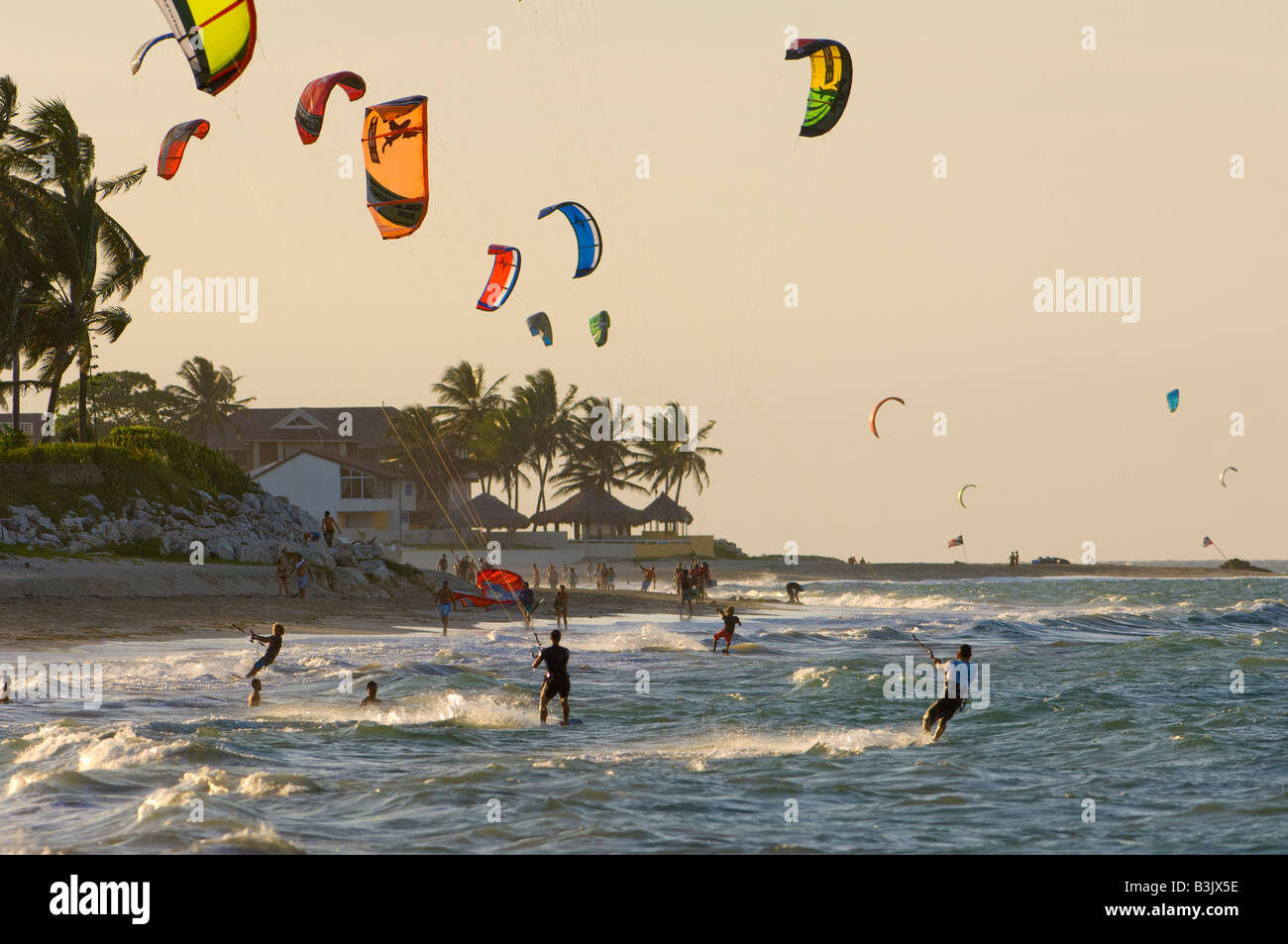 Kite surf dominican republic hi-res stock photography and images - Alamy