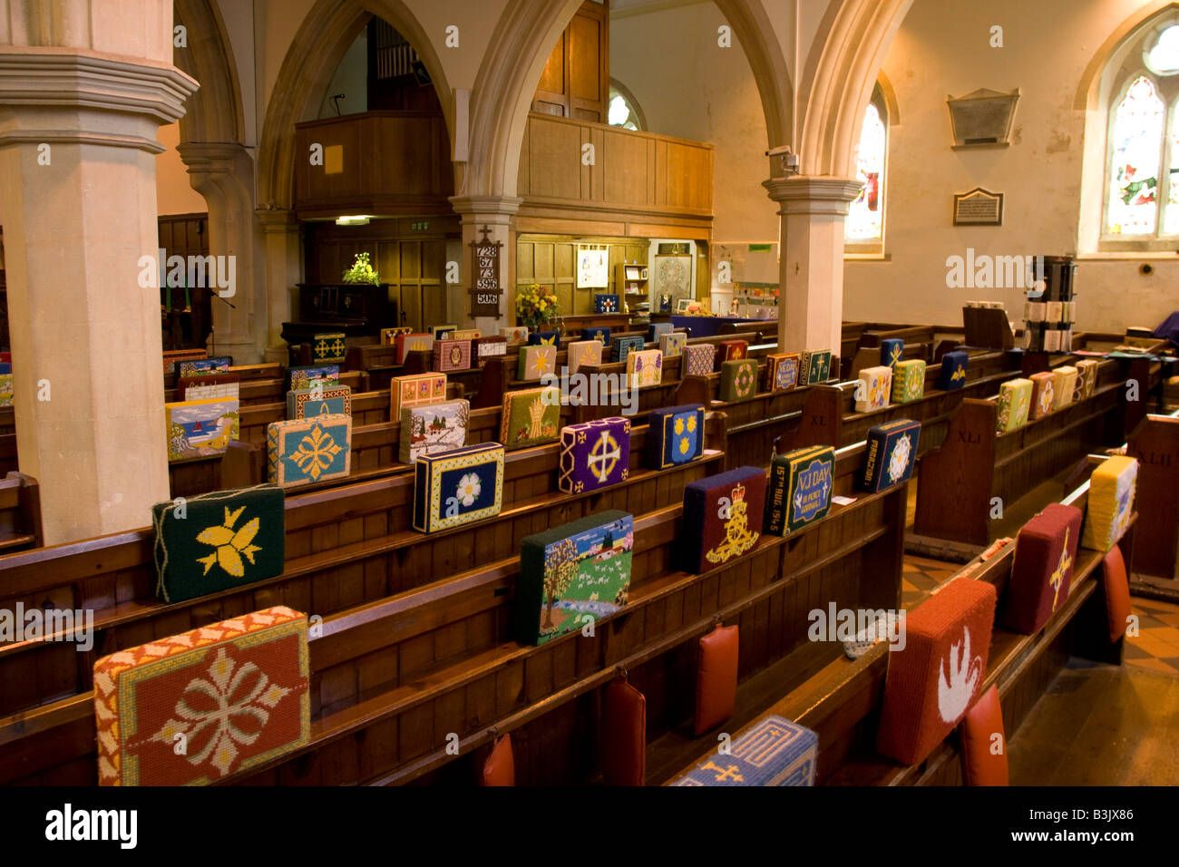 Hassocks, All Saints Church, Marazion, Cornwall, England Stock Photo ...