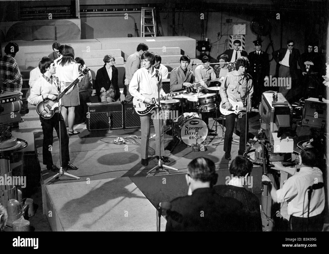 SPENCER DAVIS GROUP UK pop band on UK TV's Ready Steady Go in 1966 with ...