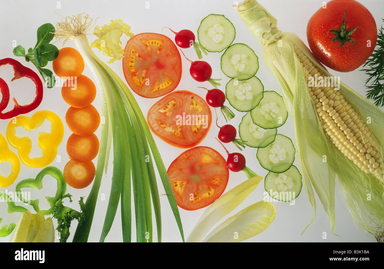 Vegetables composition de légumes Stock Photo - Alamy
