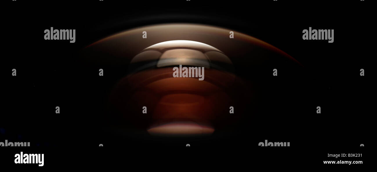 Optical Lens Elements Reflections Stock Photo - Alamy