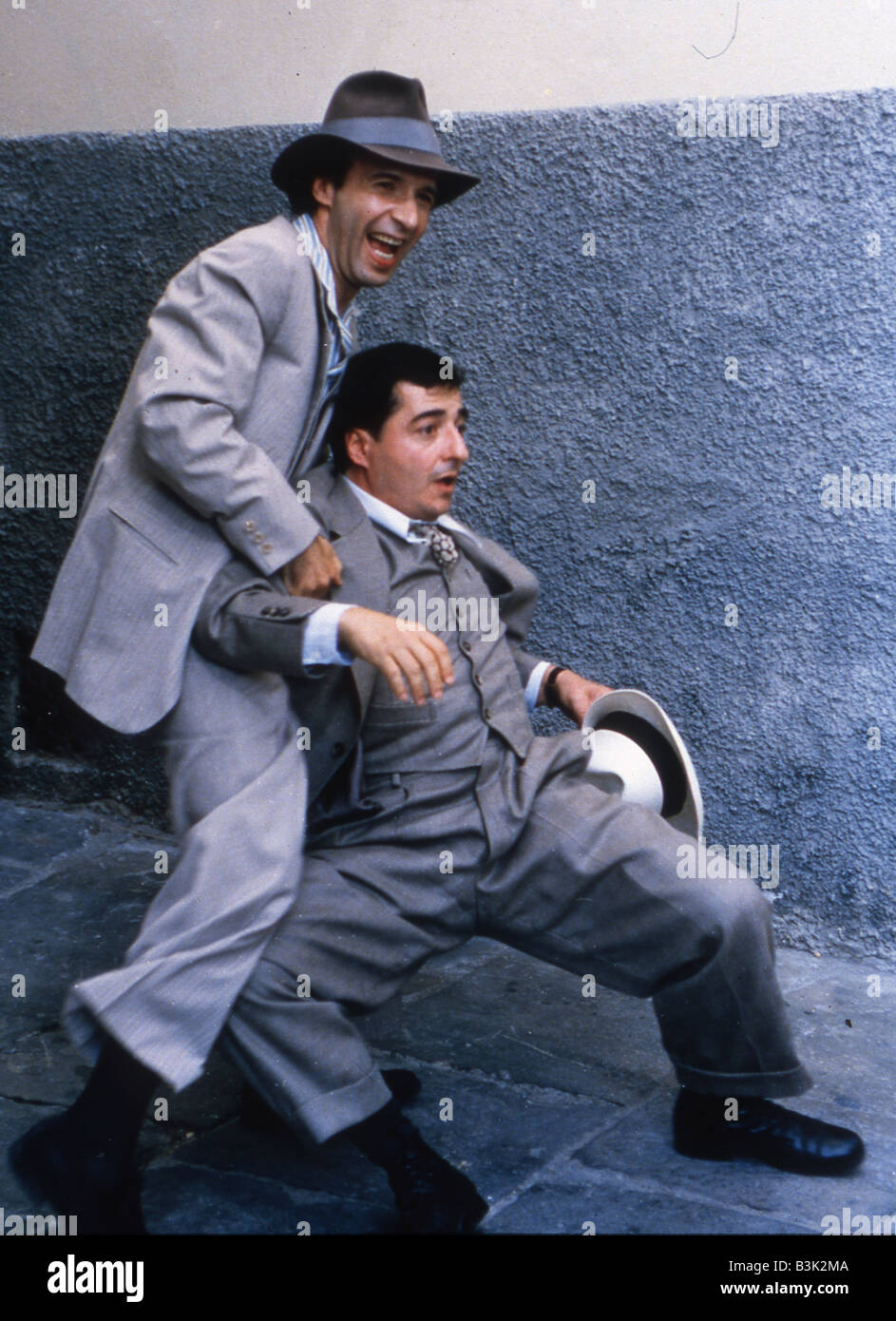 LIFE IS BEAUTIFUL 1997 Buena Vista film with Roberto Benigni at left ...