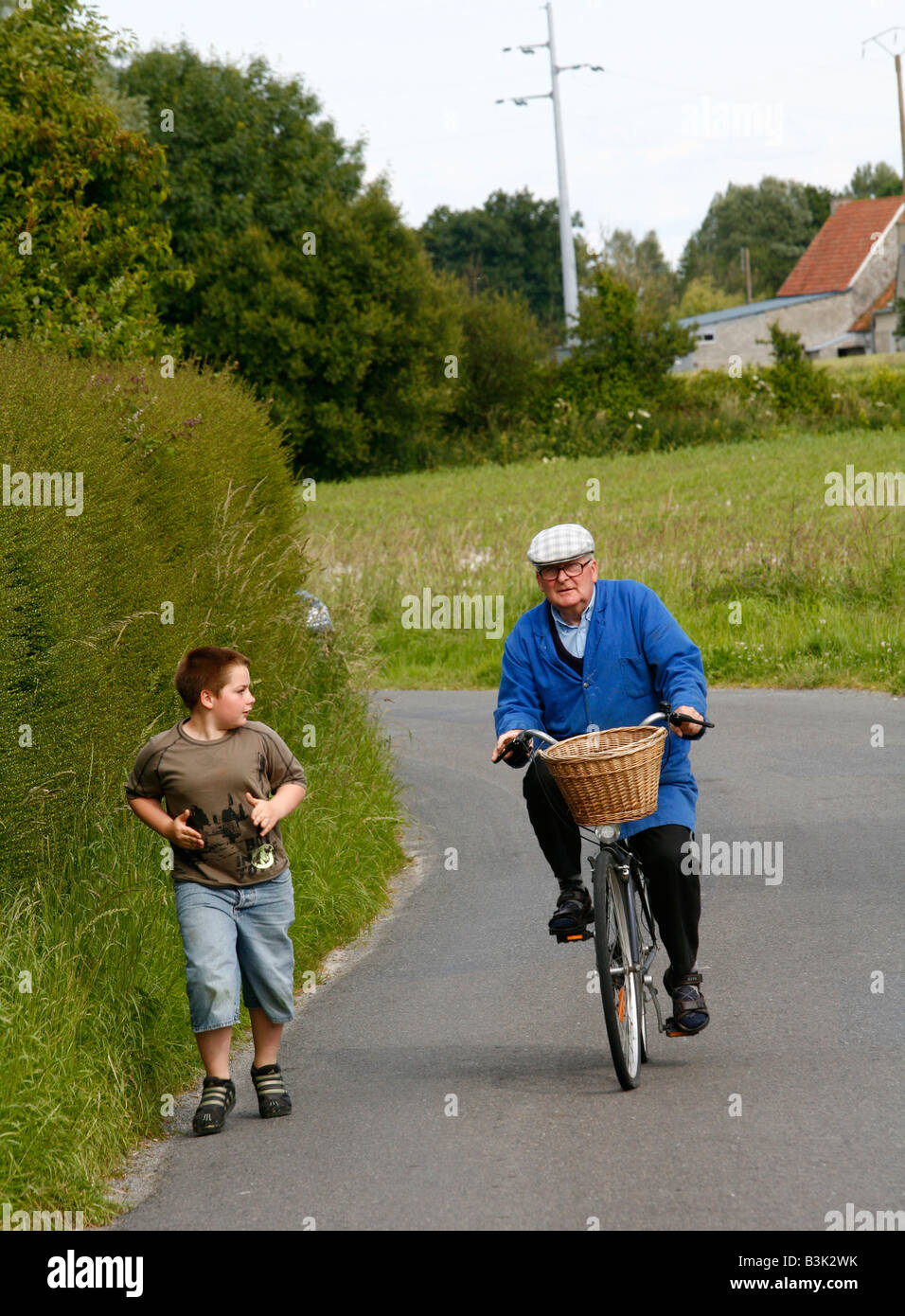 Man rides with bicycle hi-res stock photography and images - Alamy