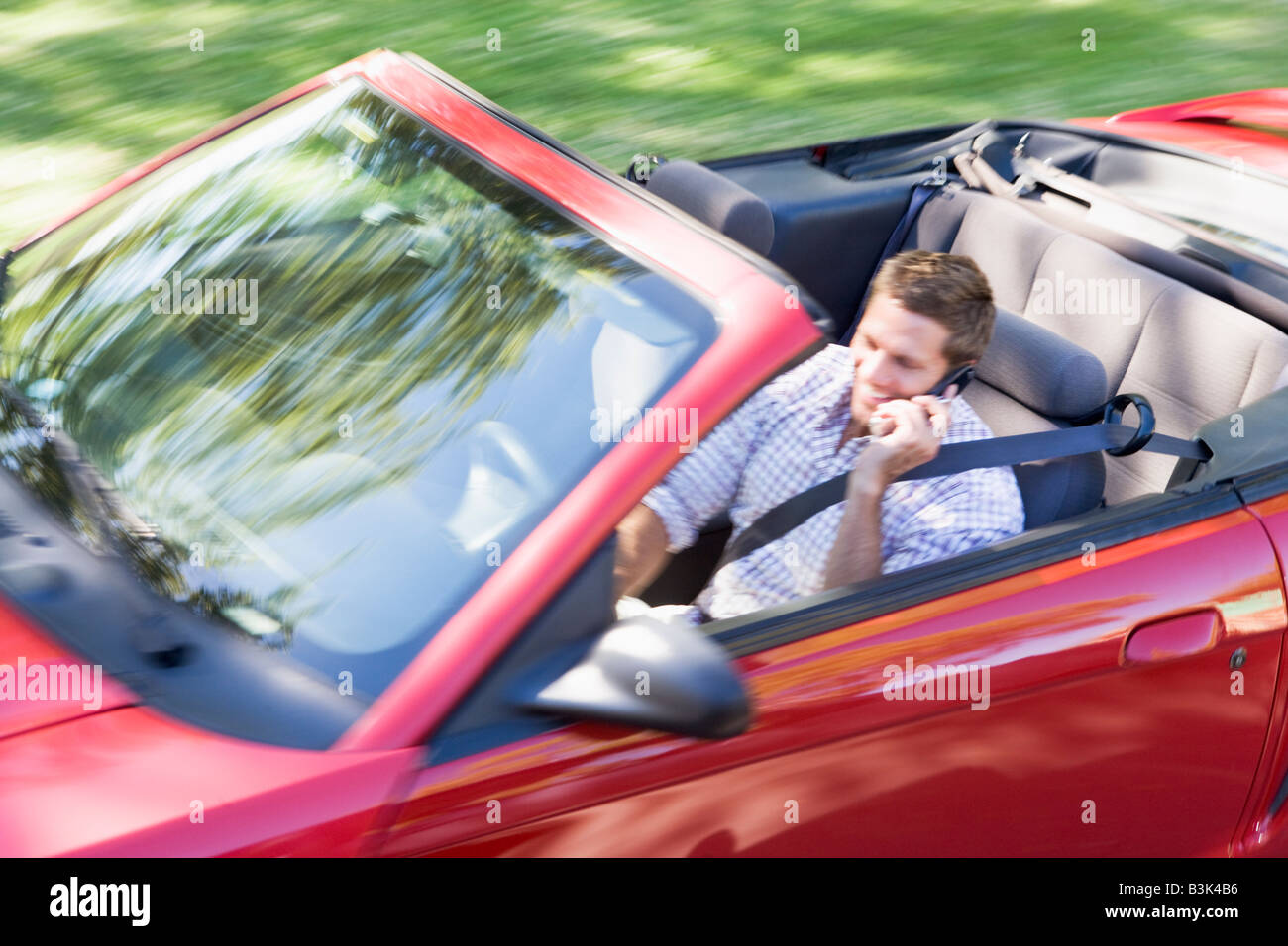 Red convertible driving hi-res stock photography and images - Alamy