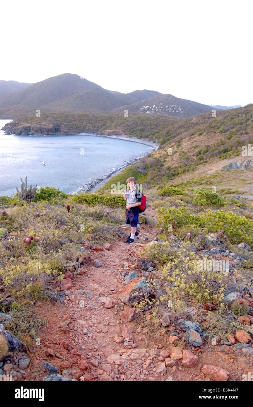Hiking in St. John U.S. Virgin Islands Stock Photo - Alamy