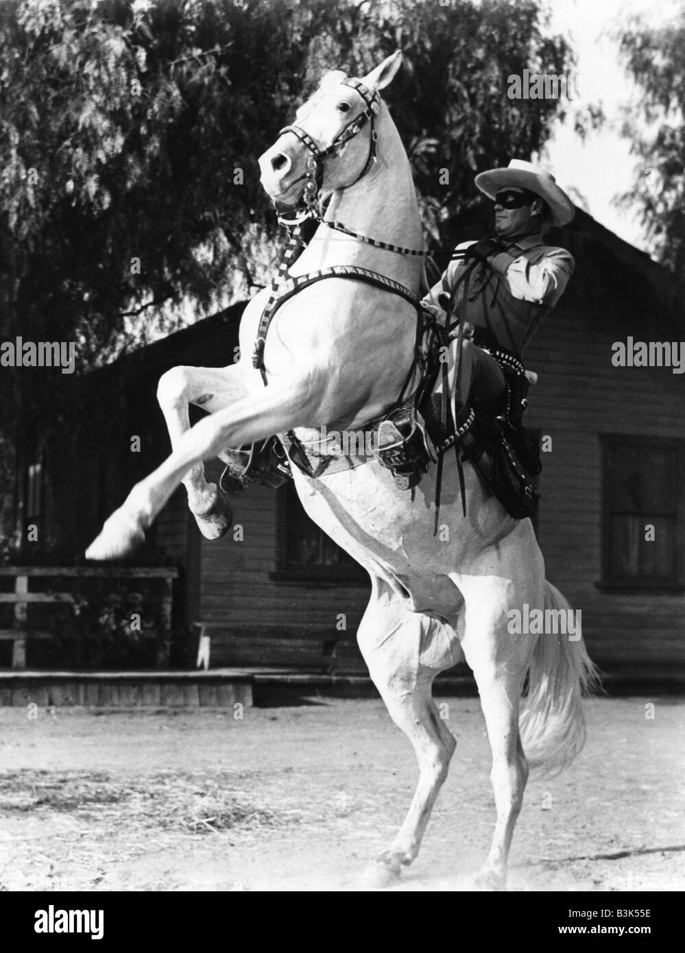 THE LONE RANGER US TV series which ran from 1949 to 1957 with Clayton ...
