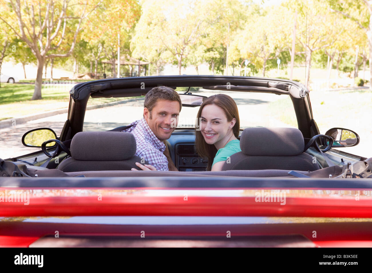 Couple convertible car hi-res stock photography and images - Alamy
