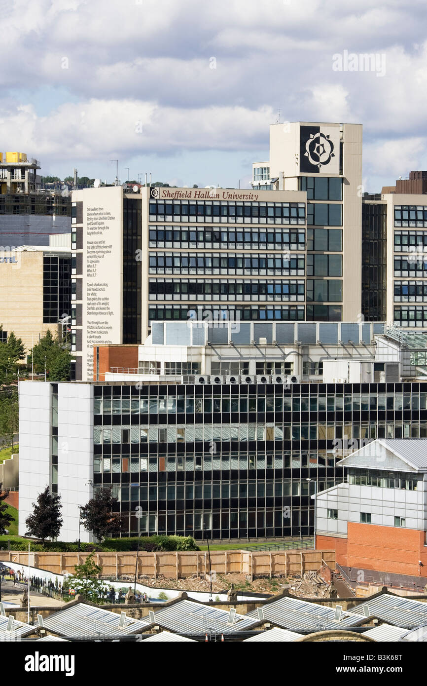 Sheffield Hallam University on Arundle Gate Sheffield South Yorkshire ...