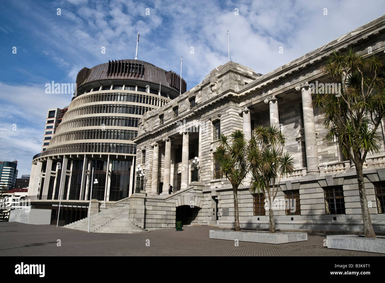 Parliament buildings The beehive Wellington New Zealand Stock Photo - Alamy