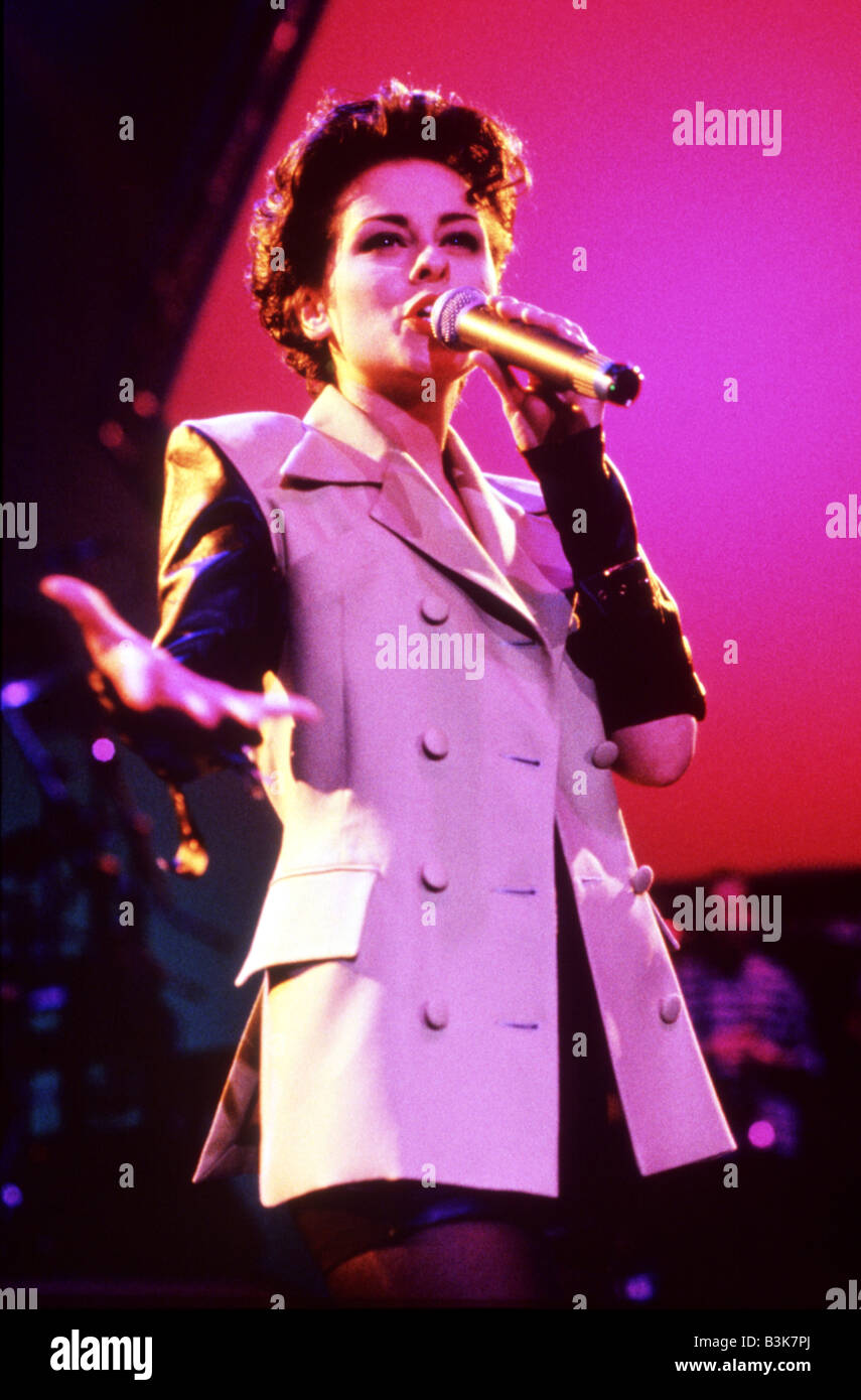 LISA STANSFIELD UK pop singer in 1992 Stock Photo - Alamy