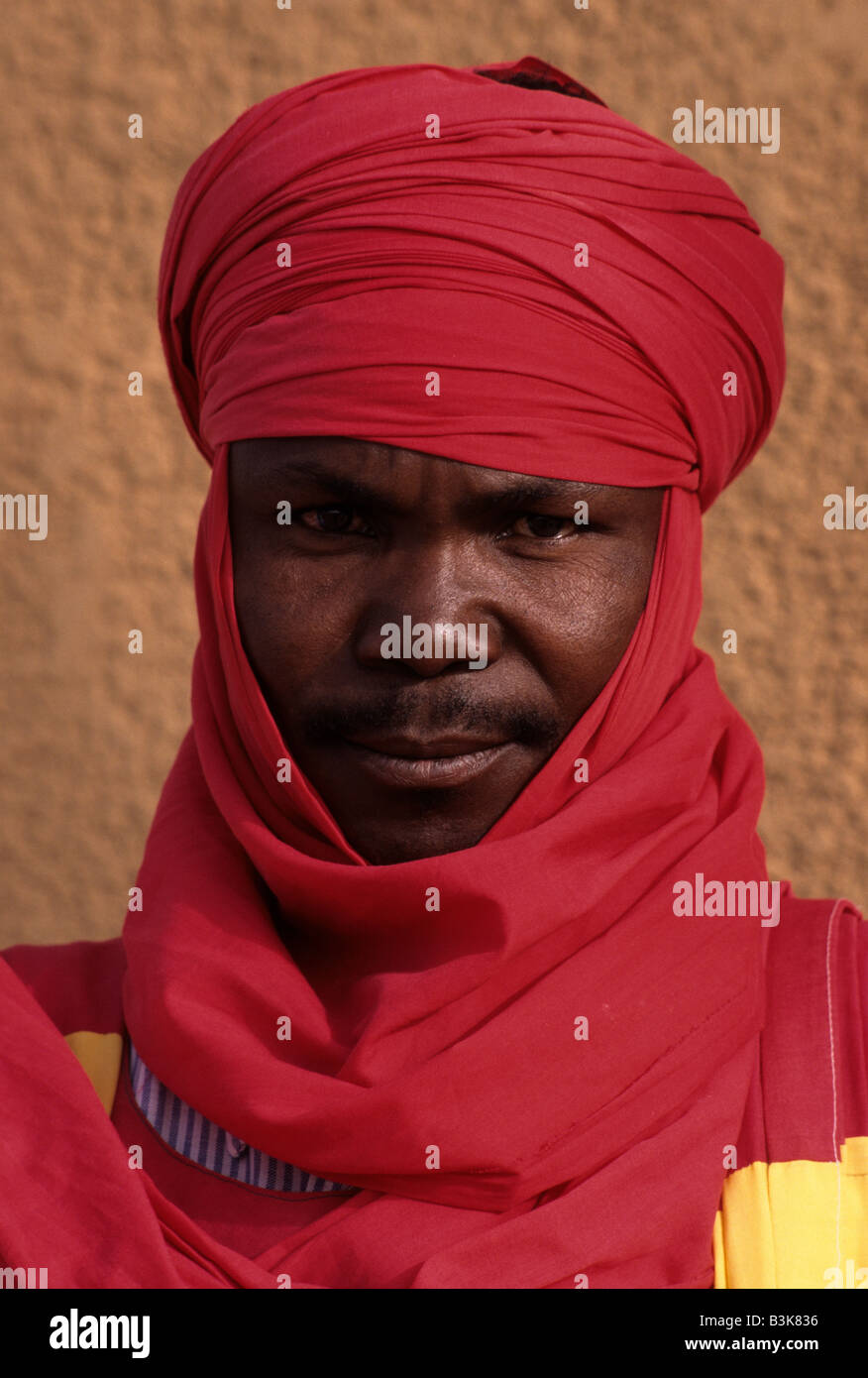 Agadez, Niger, West Africa. Guard of the Sultan of Agadez Stock Photo ...