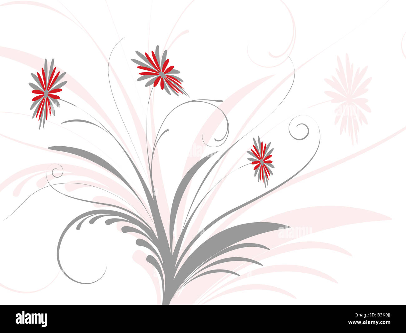 Background abstract floral Cut Out Stock Images & Pictures - Alamy
