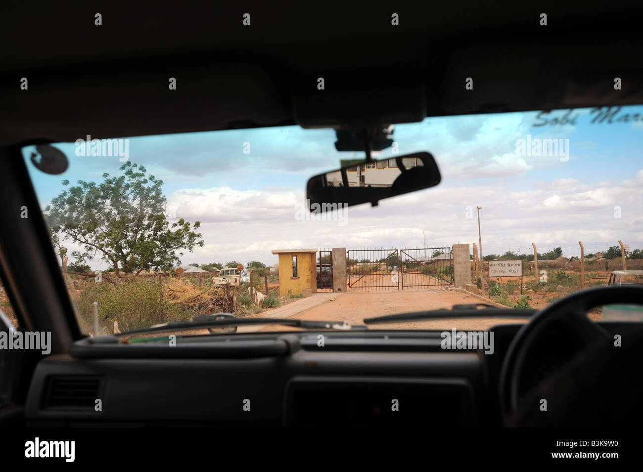 Driving to the Somali border from Mandera Kenya Stock Photo - Alamy