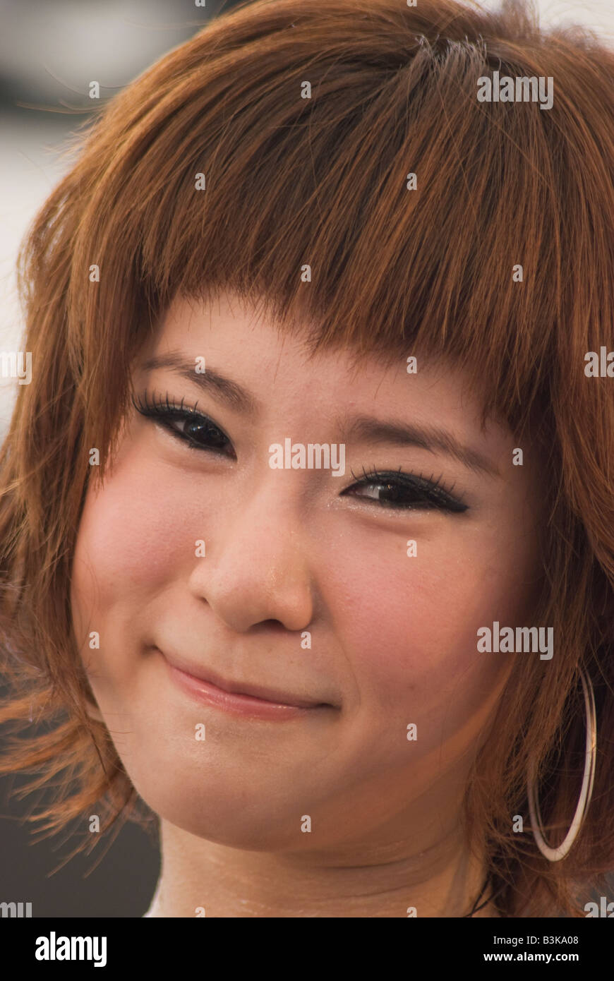 Singer Belle from the Thai girl band Girly Berry Stock Photo - Alamy