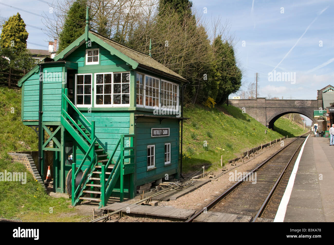 Rothley Station on the preserved Great Central Railway line ...