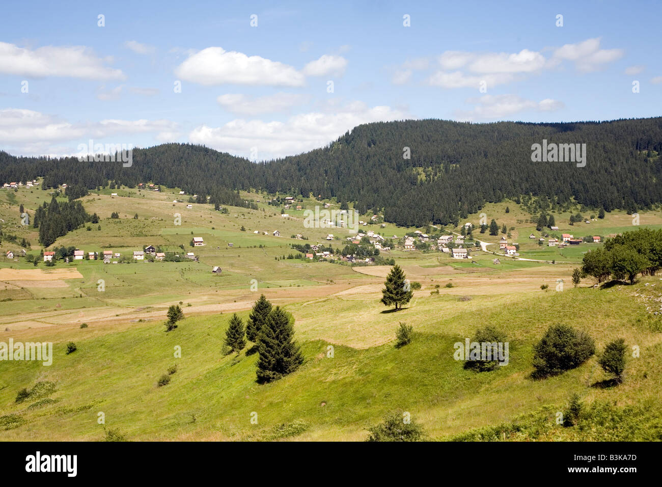 Koricani village on Vlasic Mountain Bosnia and Herzegovina Stock Photo ...