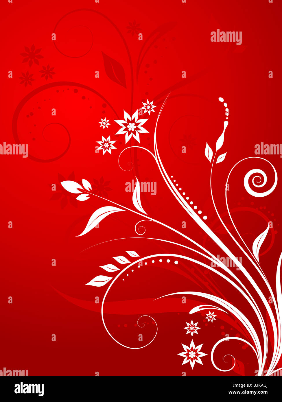 Abstract floral design Stock Photo - Alamy