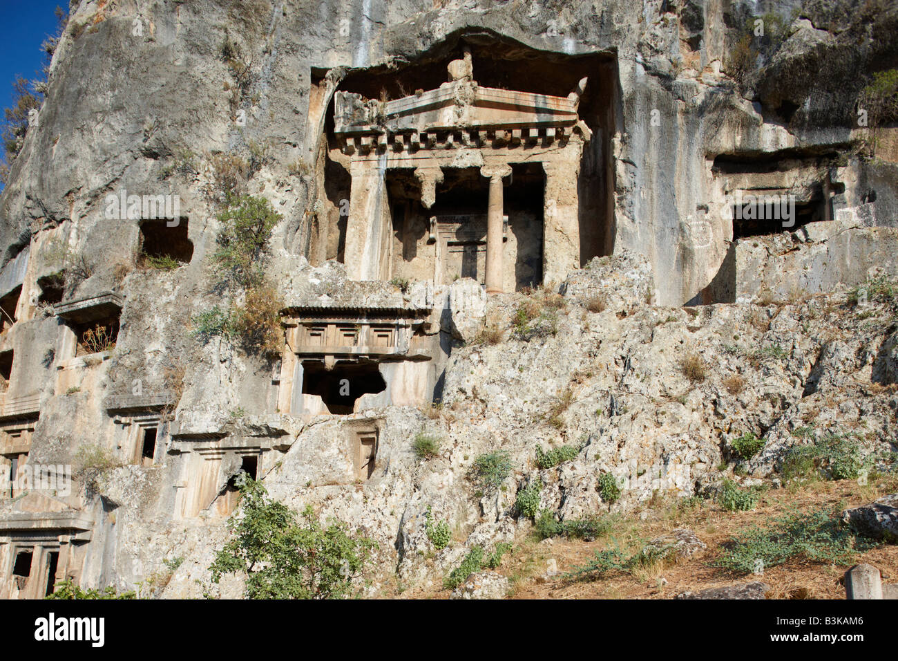 Telmessos rock tombs hi-res stock photography and images - Alamy