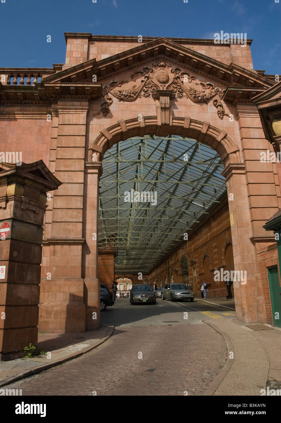 Nottingham railway station, Nottingham, England Stock Photo - Alamy