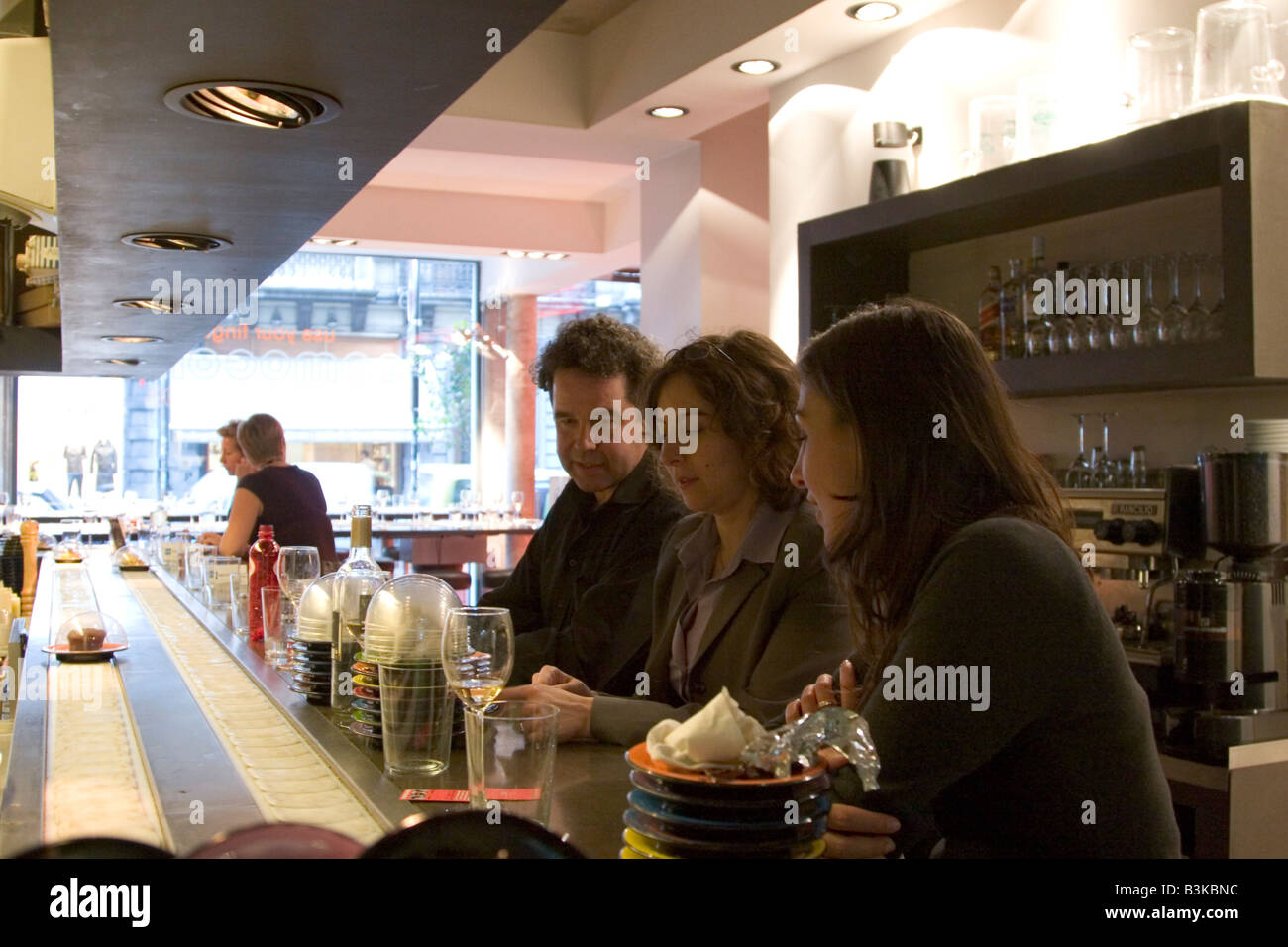 Trendy Tapas restaurant 'Comocomo' serving basque pintxo in the style ...