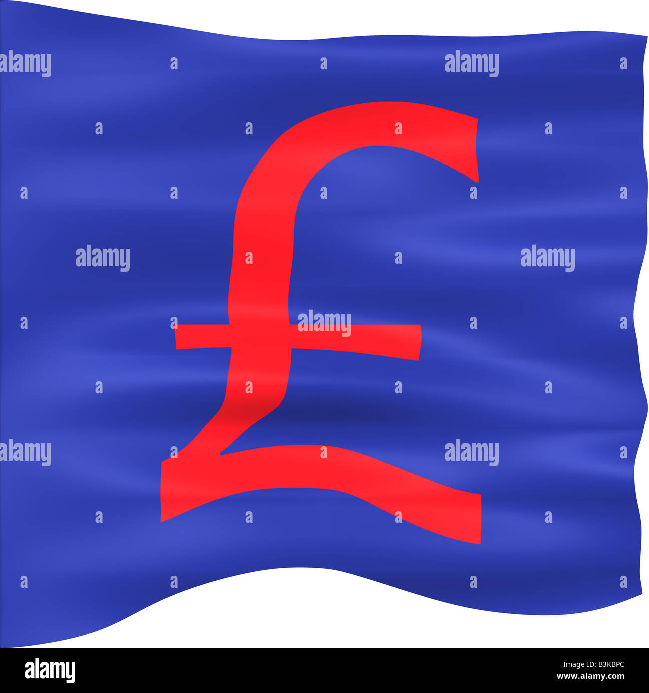 3d british pound flag Stock Photo - Alamy