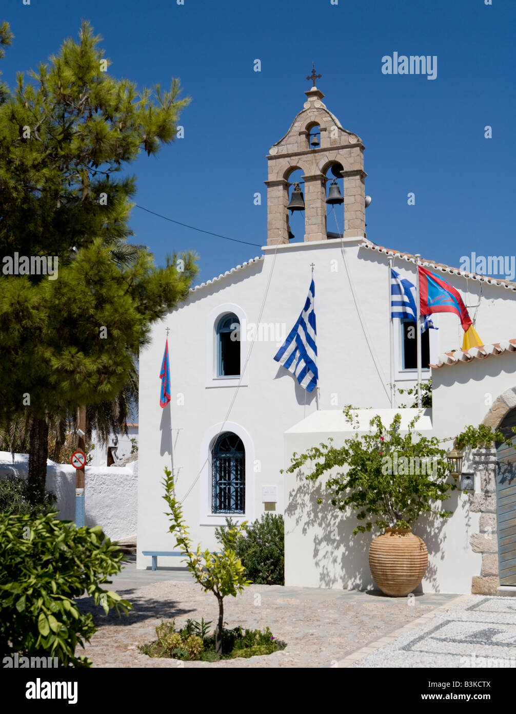 Spetses church hi-res stock photography and images - Alamy