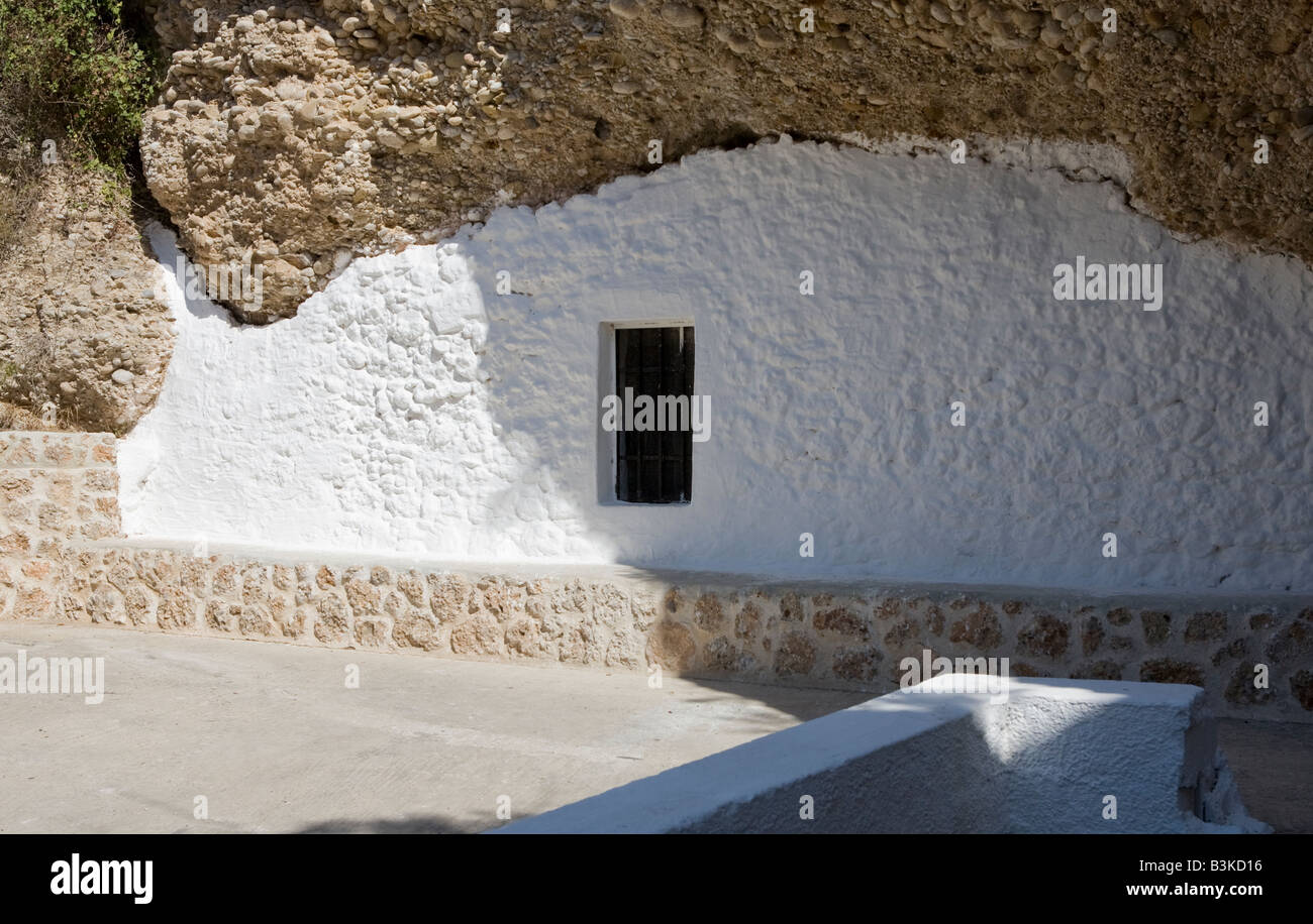 Traditional Chapel And Holy Spring, Spetses, Greece Stock Photo - Alamy