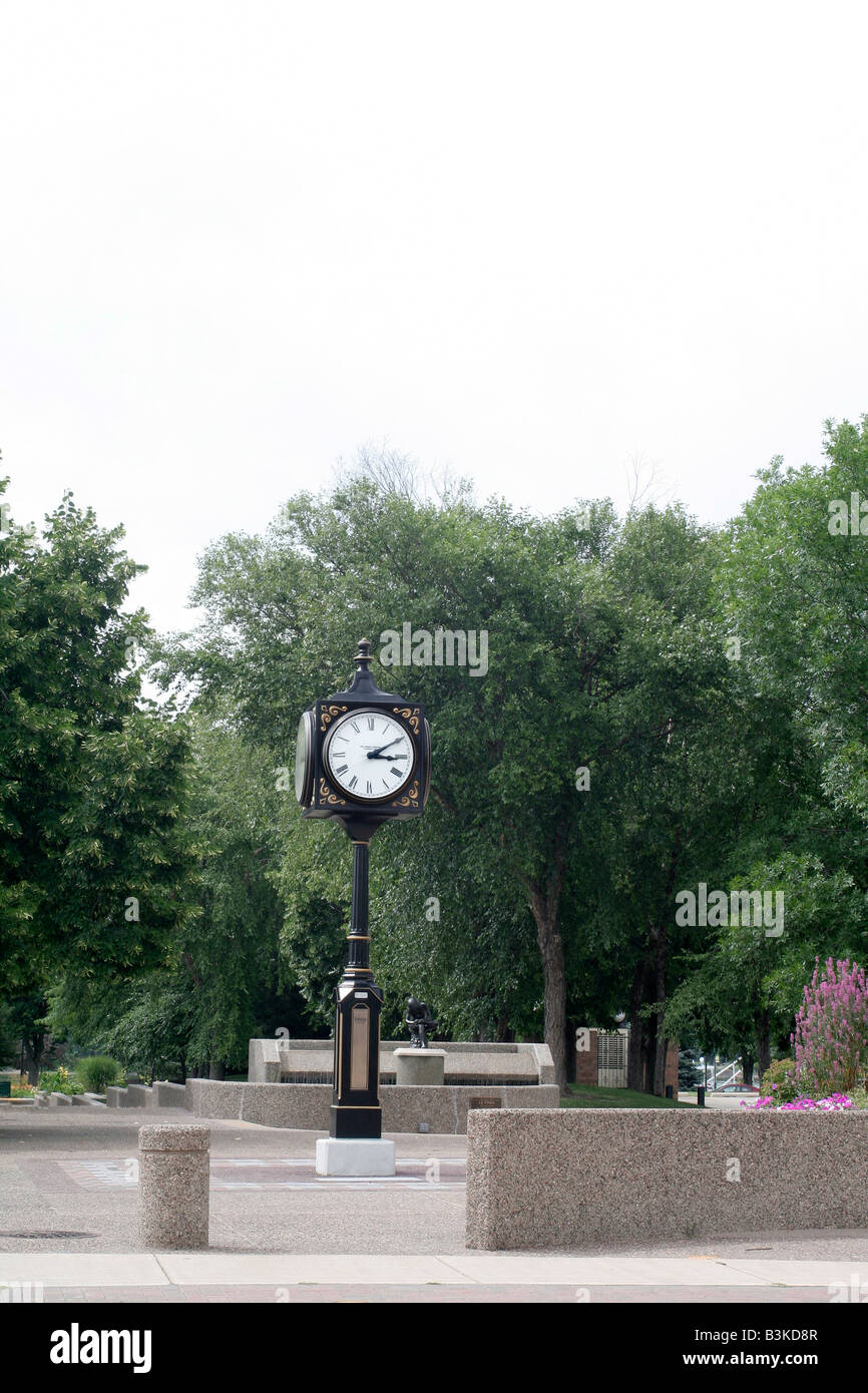 Old street clock La Crosse Wisconsin Stock Photo - Alamy