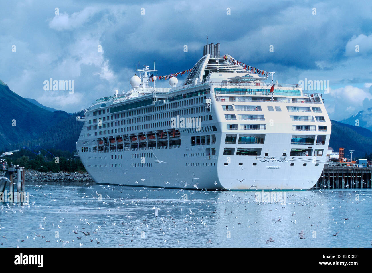 Cruise ship Alaska USA Stock Photo - Alamy
