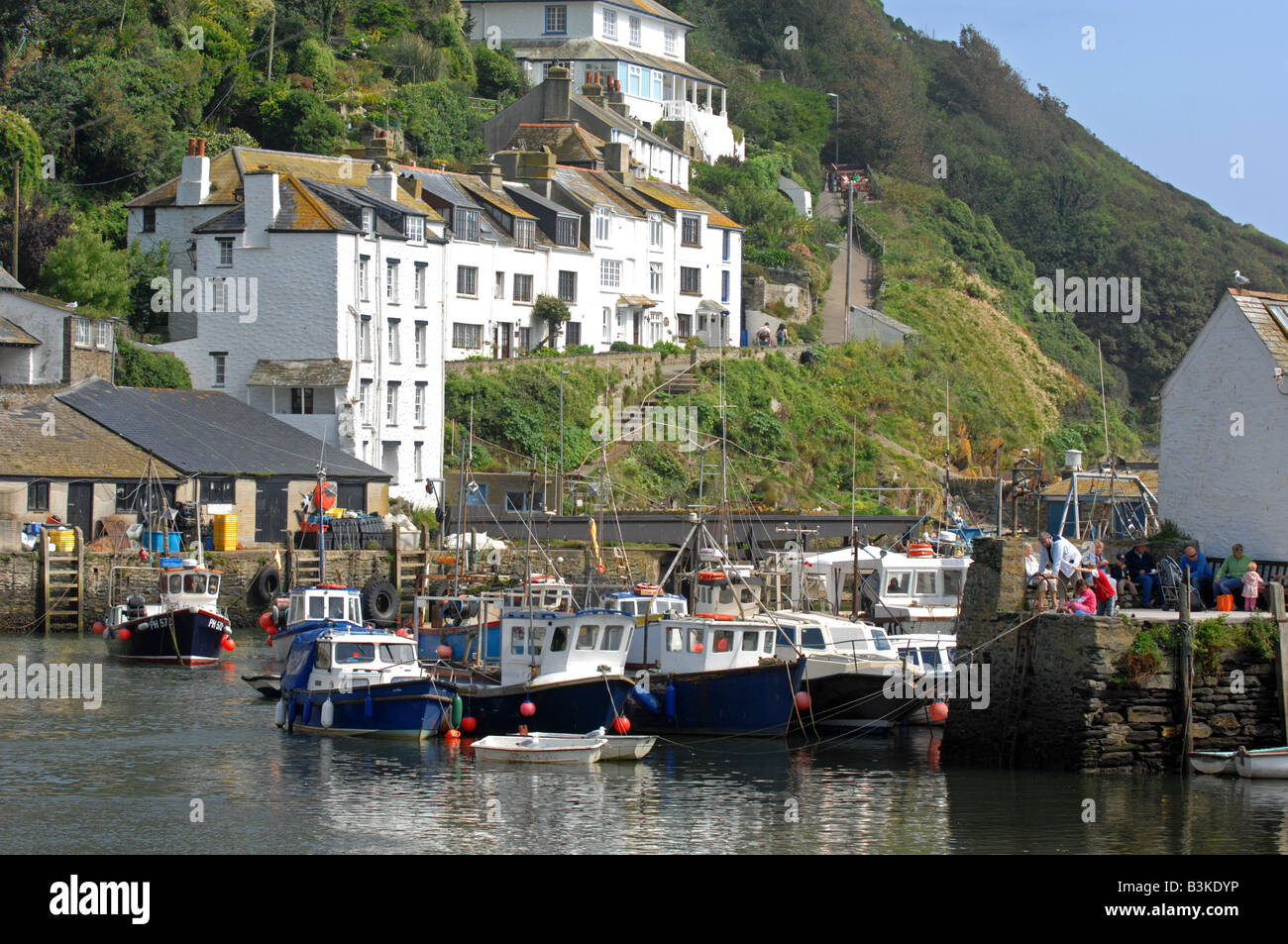 Polperro, Cornwall, Britain, UK Stock Photo - Alamy