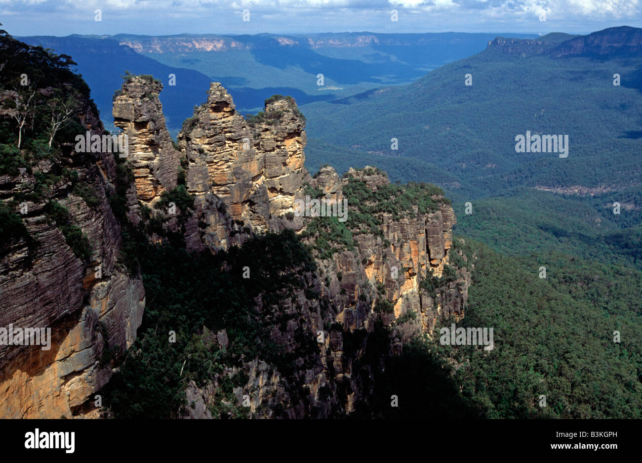 The Three Sisters in the Blue Mountains of Australia Stock Photo - Alamy