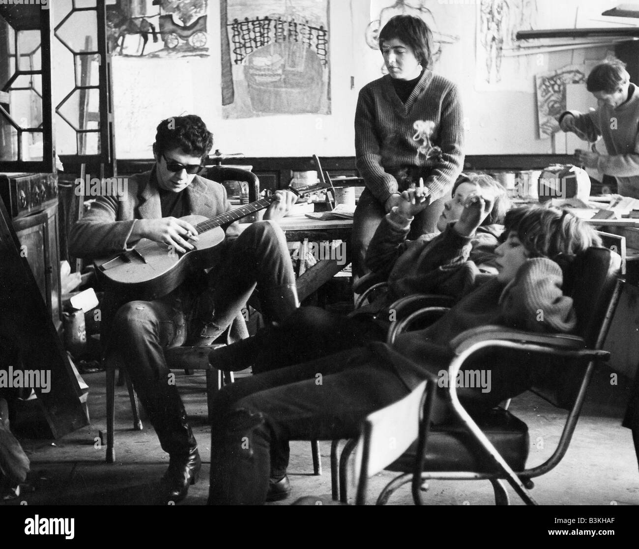 CAFE CULTURE in Amsterdam, Holland, in 1964 Stock Photo - Alamy