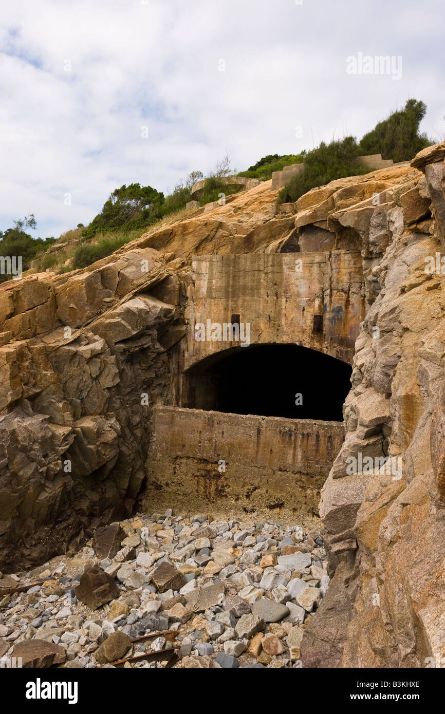 Coastal military bunkers and tunnels on Kinmen Republic of China ROC ...