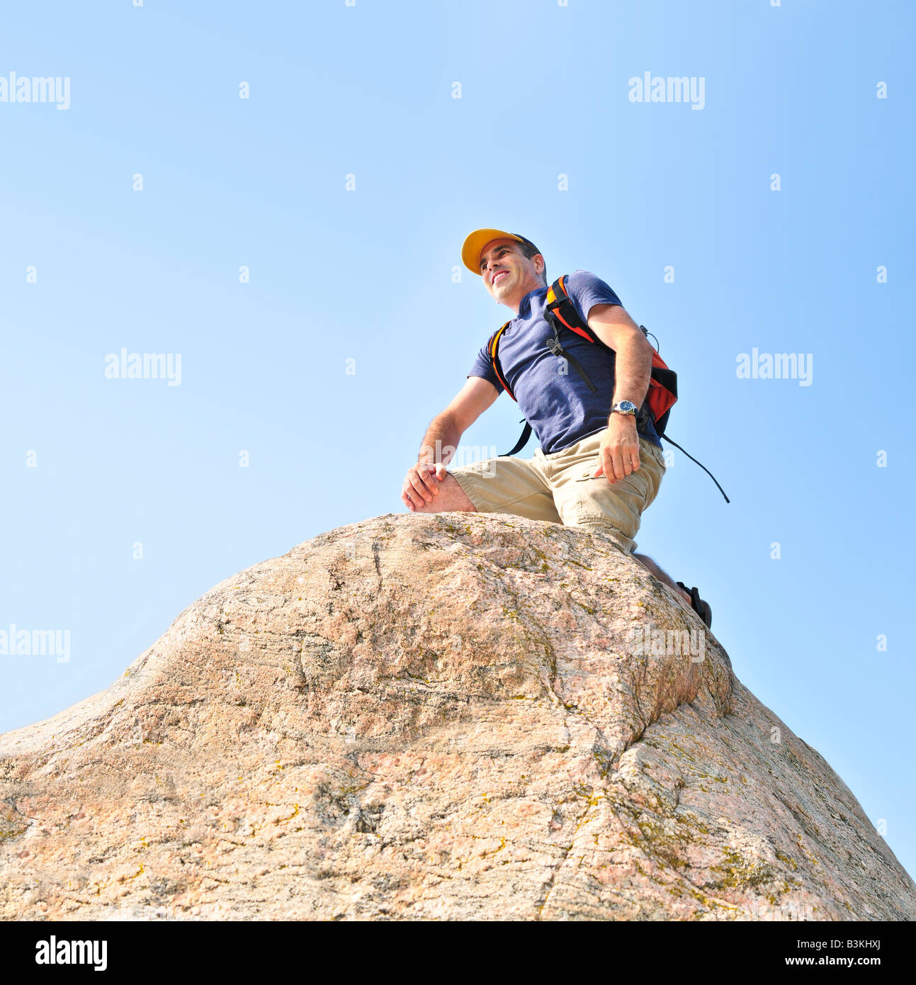 Aged people mountain climbing hi-res stock photography and images - Alamy