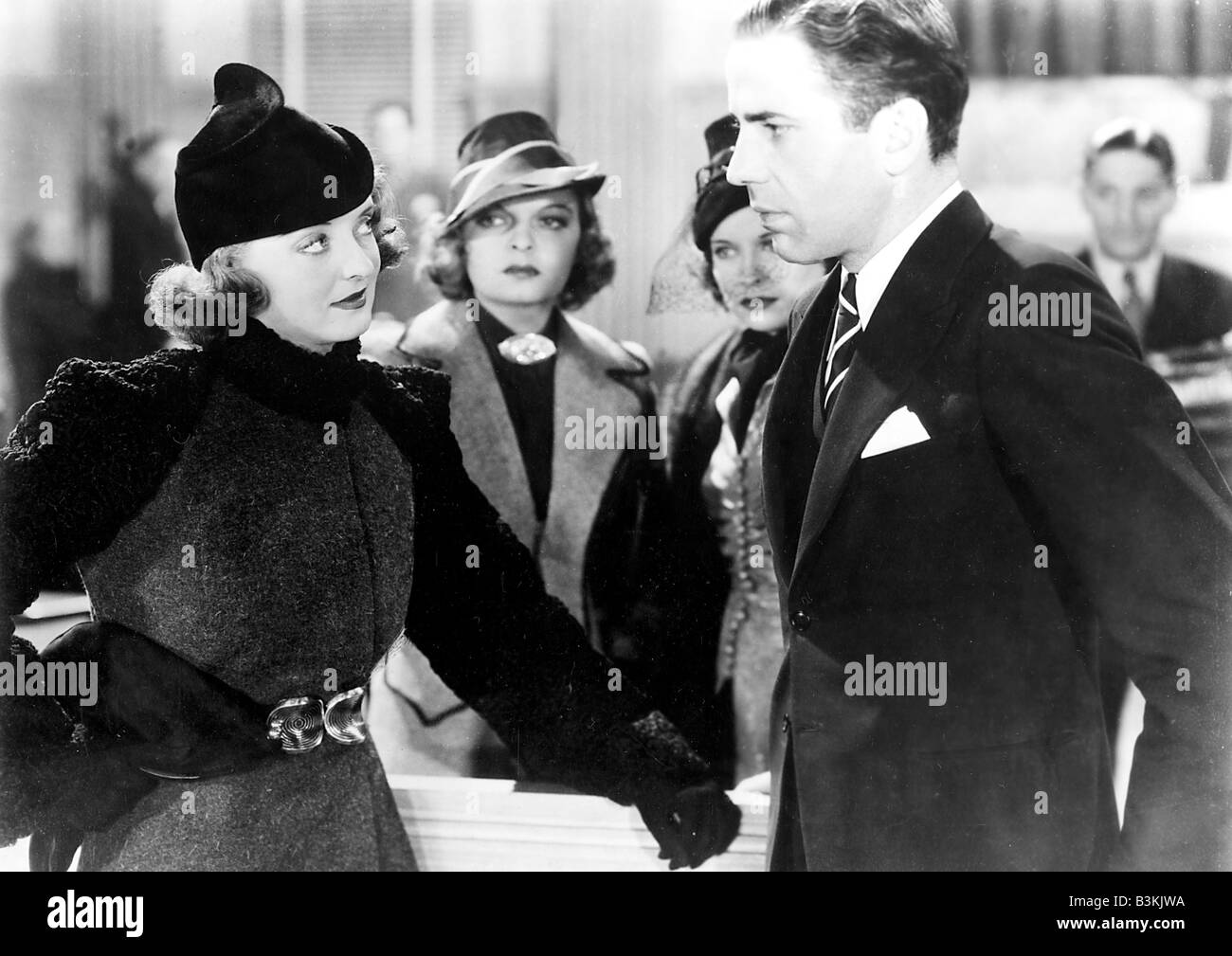 MARKED WOMAN 1937 Warner film with Bette Davis at left and Humphrey ...