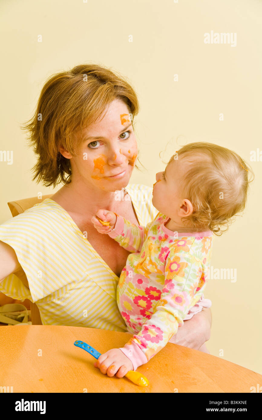 Frustrated mom mess hi-res stock photography and images - Alamy