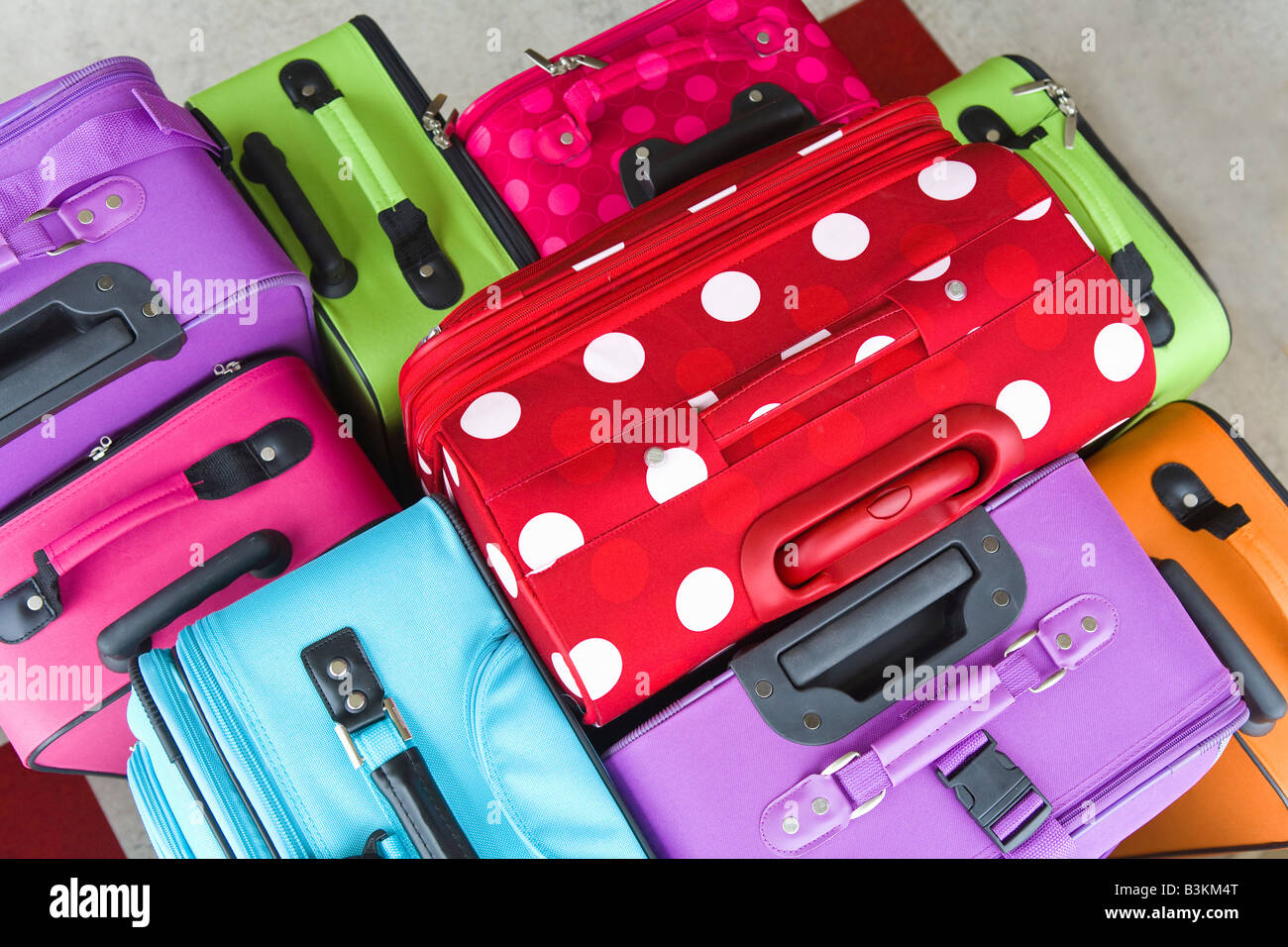 Assorted colorful suitcases Stock Photo - Alamy