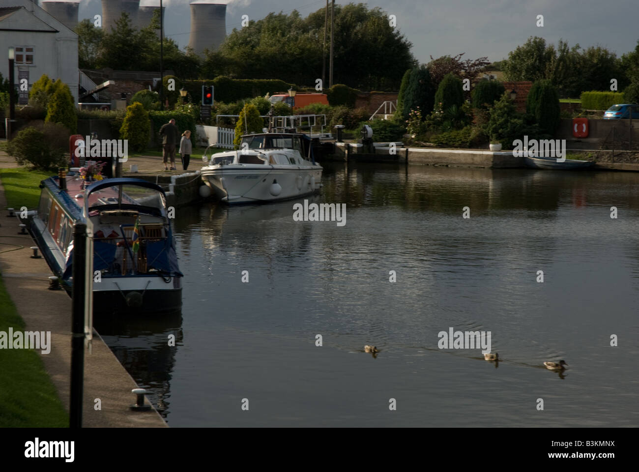 Torksey Lock Torksey Lincolnshire uk Stock Photo - Alamy
