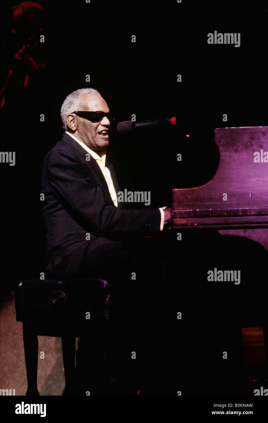 RAY CHARLES US jazz musician about 1985 Stock Photo - Alamy