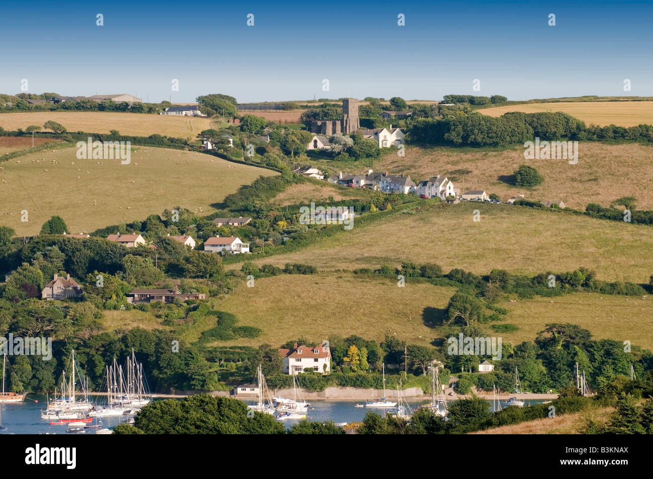 view of the kingsbridge estuary salcombe devon england uk Stock Photo ...