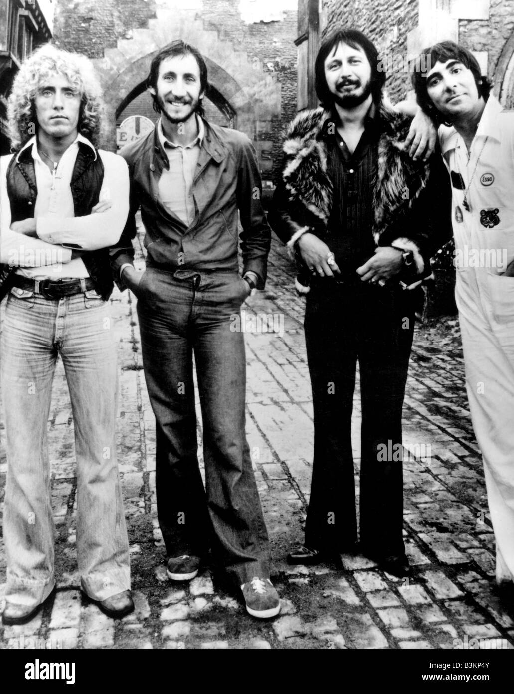 THE WHO UK rock group about 1969 from left Roger Daltrey, Pete ...