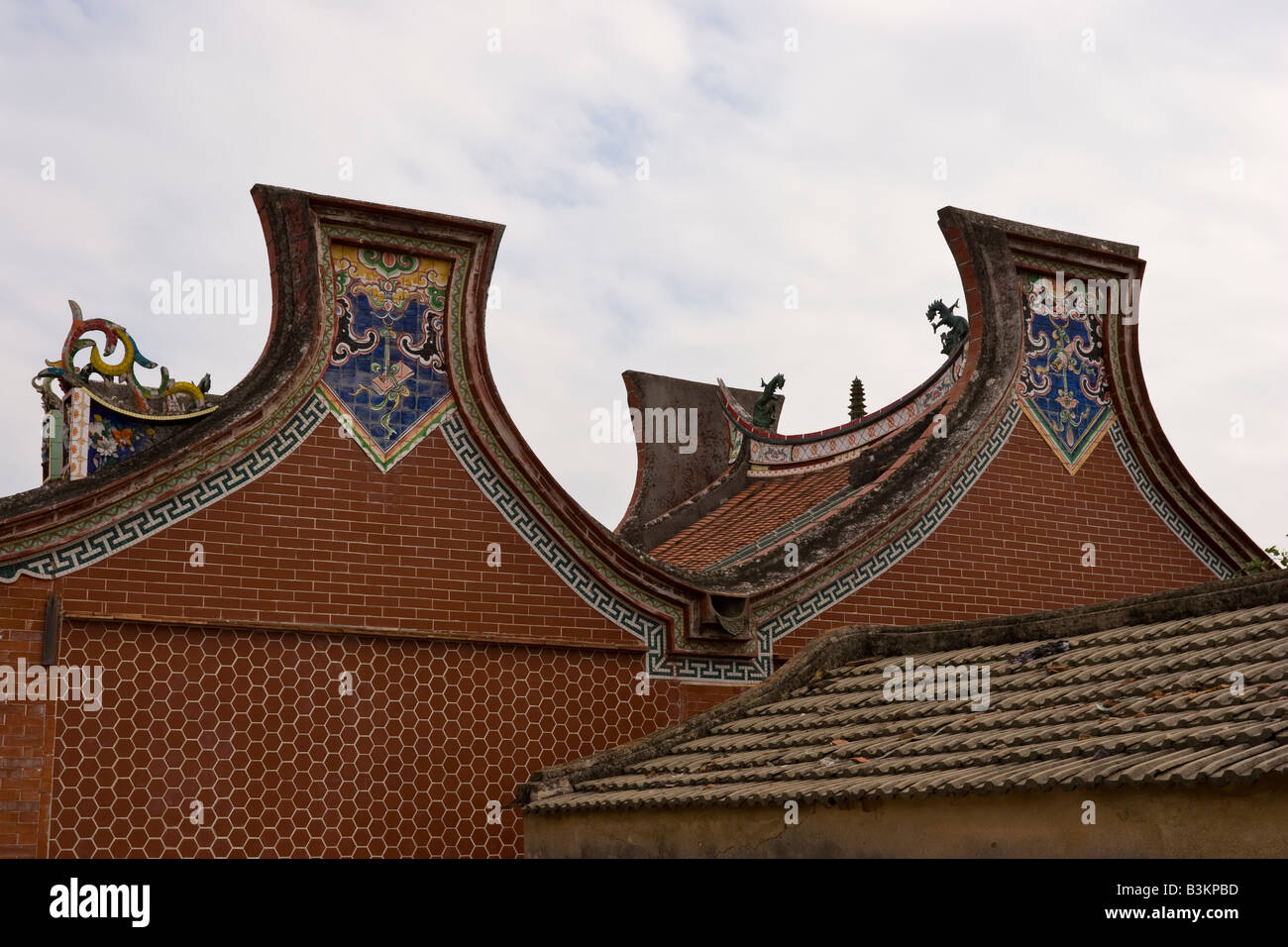 Traditional Fujian style architecture on Kinmen Republic of China ROC ...