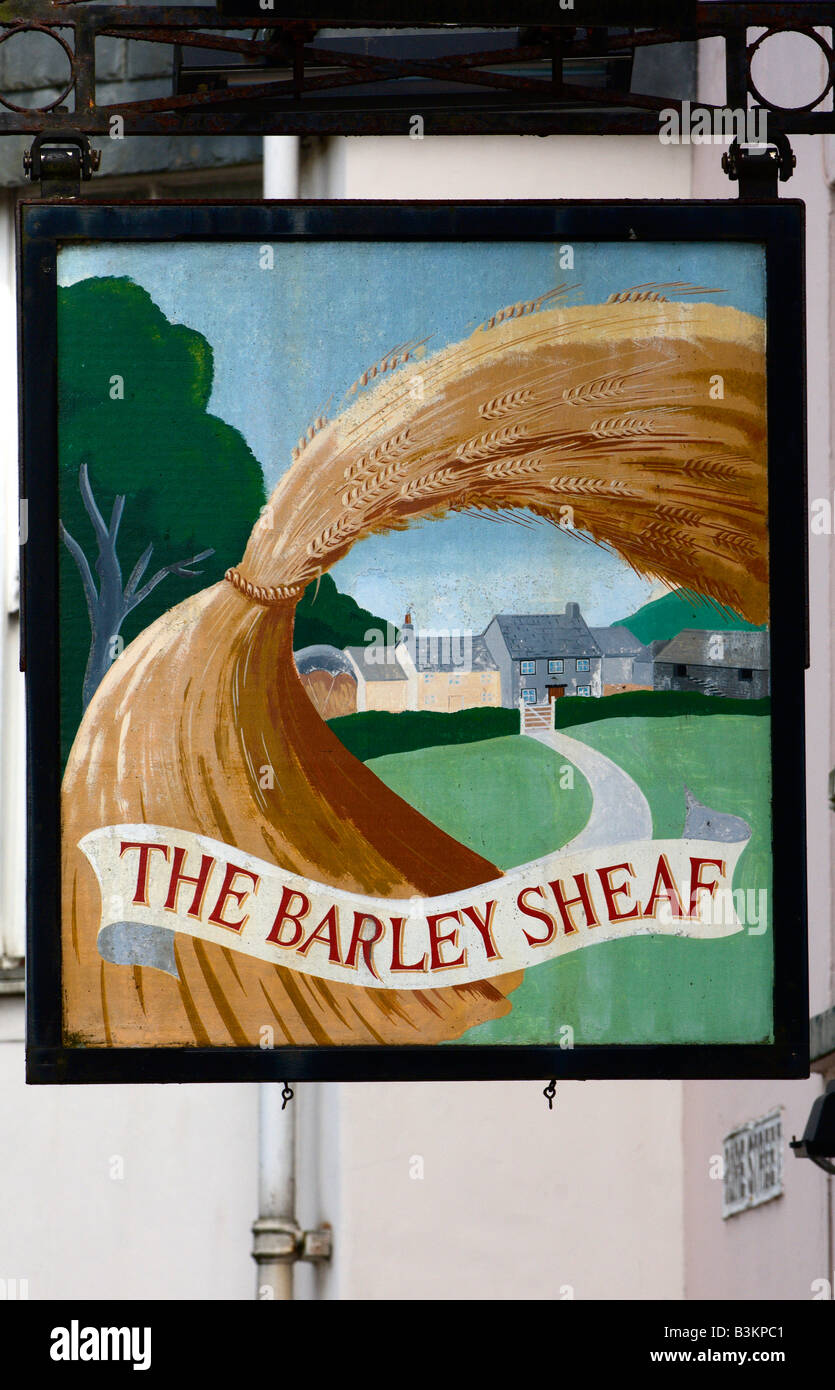 Pub sign Bodmin Cornwall Great Britain Europe Stock Photo - Alamy